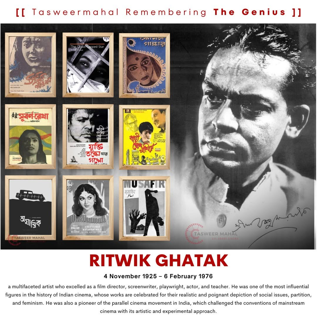 Ritwik Ghatak was a multifaceted artist who excelled as a film director ...